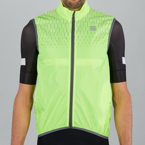 Sportful Windstopper mouwloos Heren Fluo - REFLEX VEST YELLOW FLUO ...