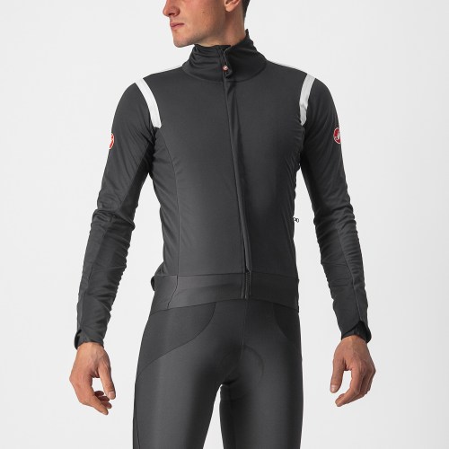 Castelli Winterjack waterafstotend Heren Zwart Wit - ALPHA RoS 2 JACKET ...